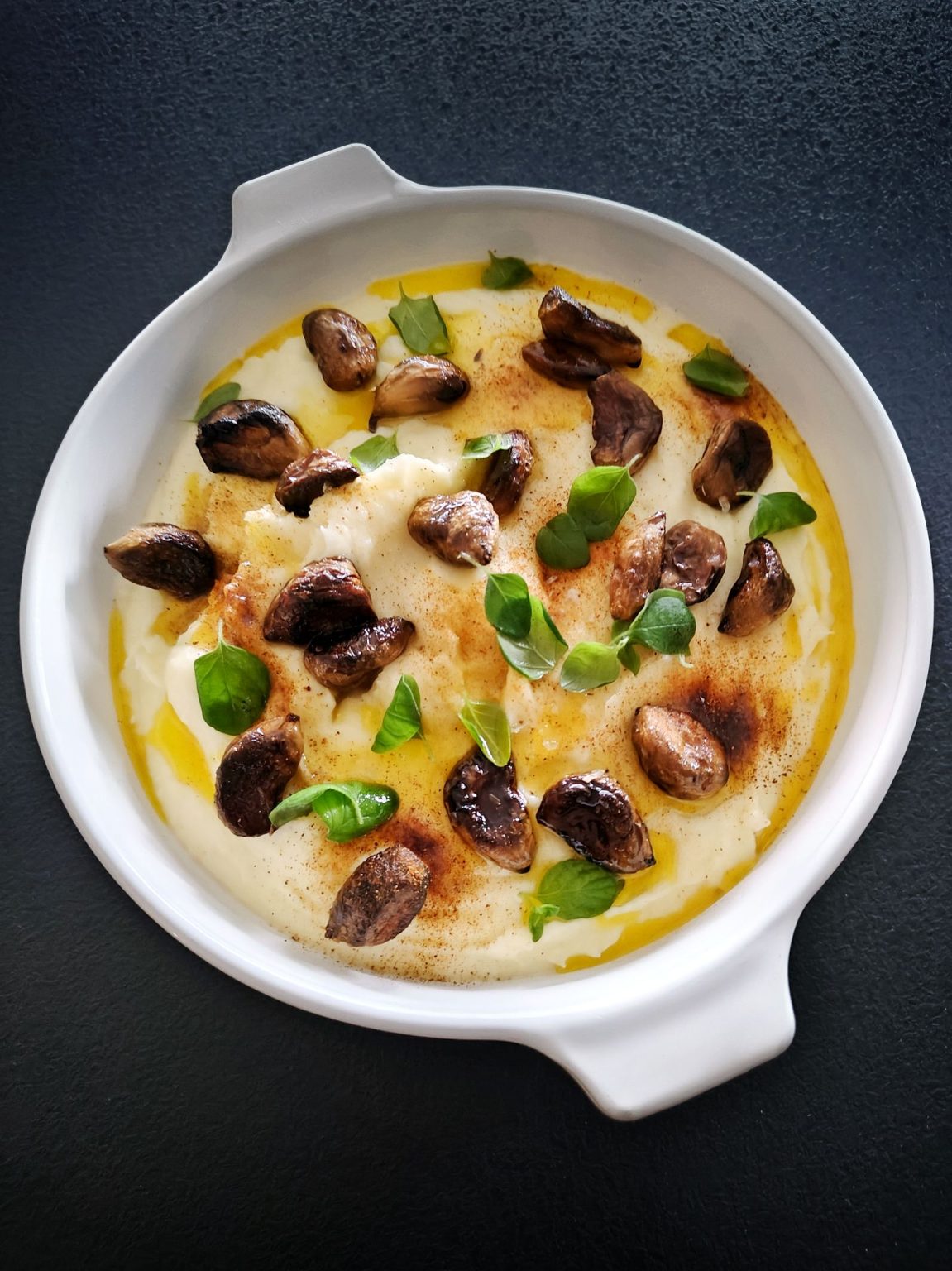 Parmesaani ja valkosipuli maustavat perunamuusin – Aromipaja